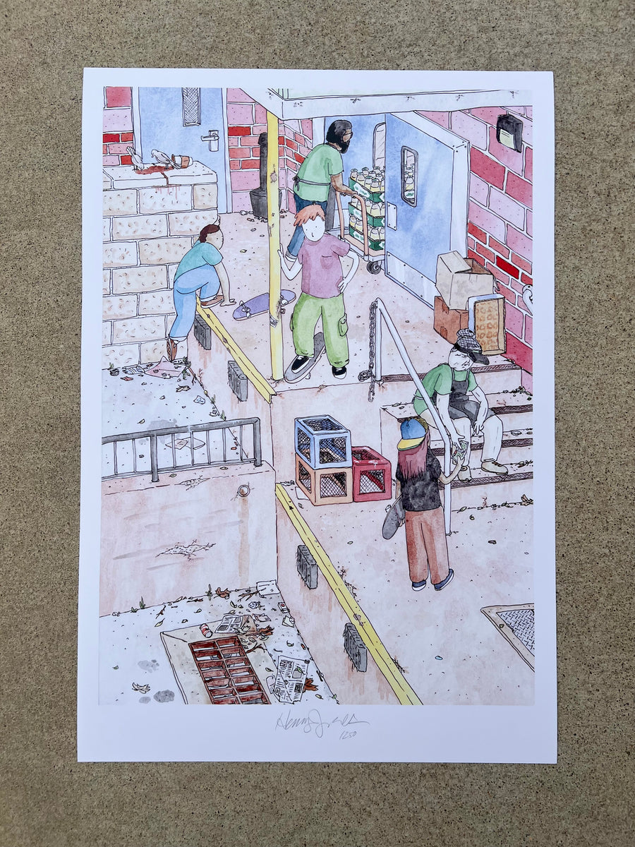"Loading Dock Legends" - 13 x 19" Print – Henry Jones Studio